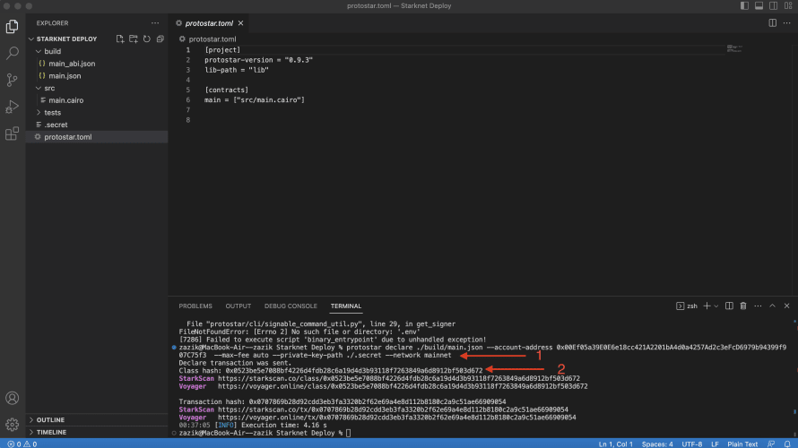 Starknet — Teletype