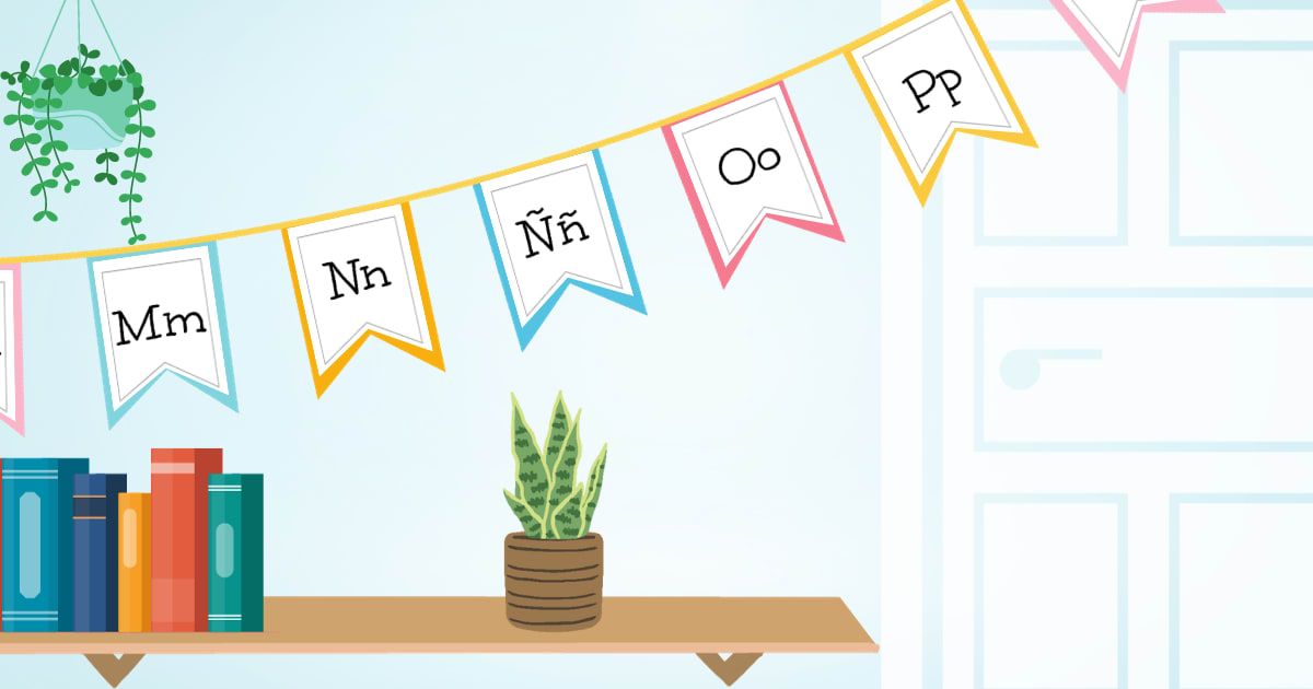 Make a Spanish Alphabet Banner | Letter and Sounds Craft ⁄ Grow Spanish.com