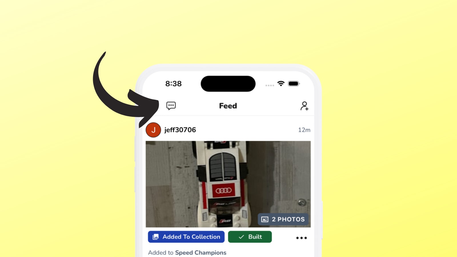 Say Hello via Chats on brickd