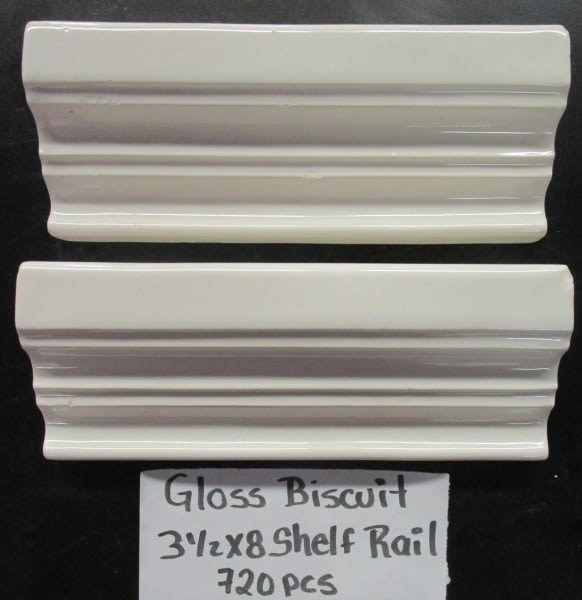 gloss-biscuit-3×8-shelf-rail | ICT Antico Mexico Handmade Ceramic Tile