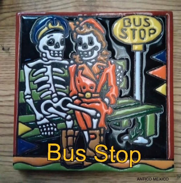 Bus Stop | ICT Antico Mexico Handmade Ceramic Tile