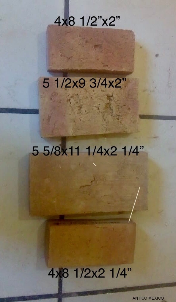 Saltillo Handmade Brick | ICT Antico Mexico Handmade Ceramic Tile