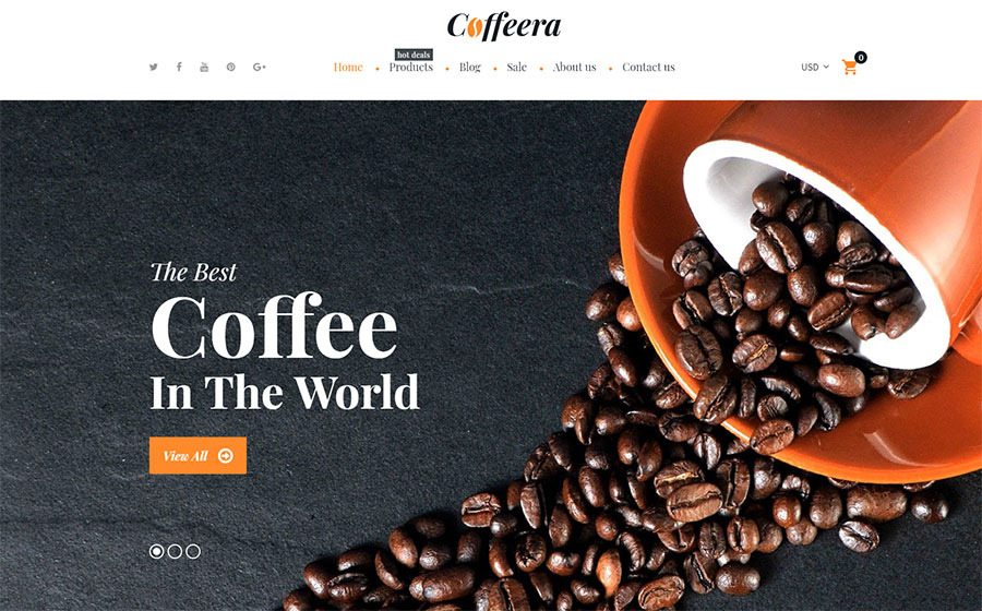 10+ Web Templates Designs with Coffee Aroma – BootstrapBay
