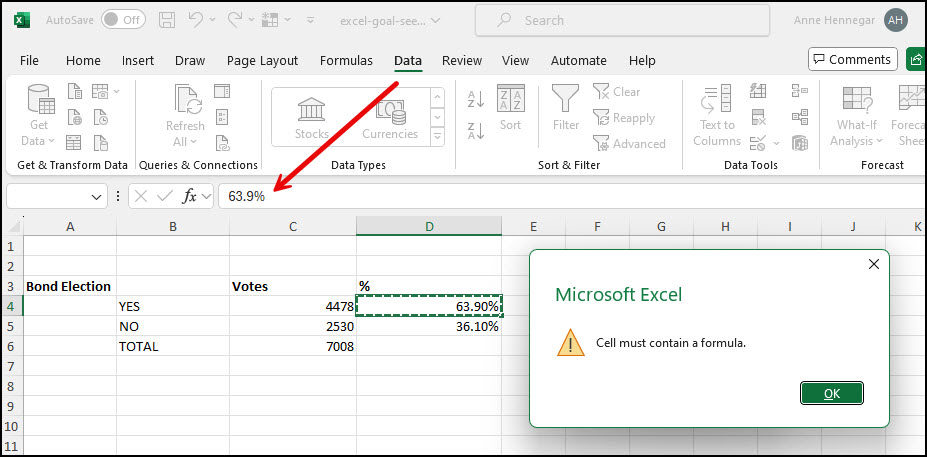 Try Excel Goal Seek to Discover 'What-If' Analysis Scenarios