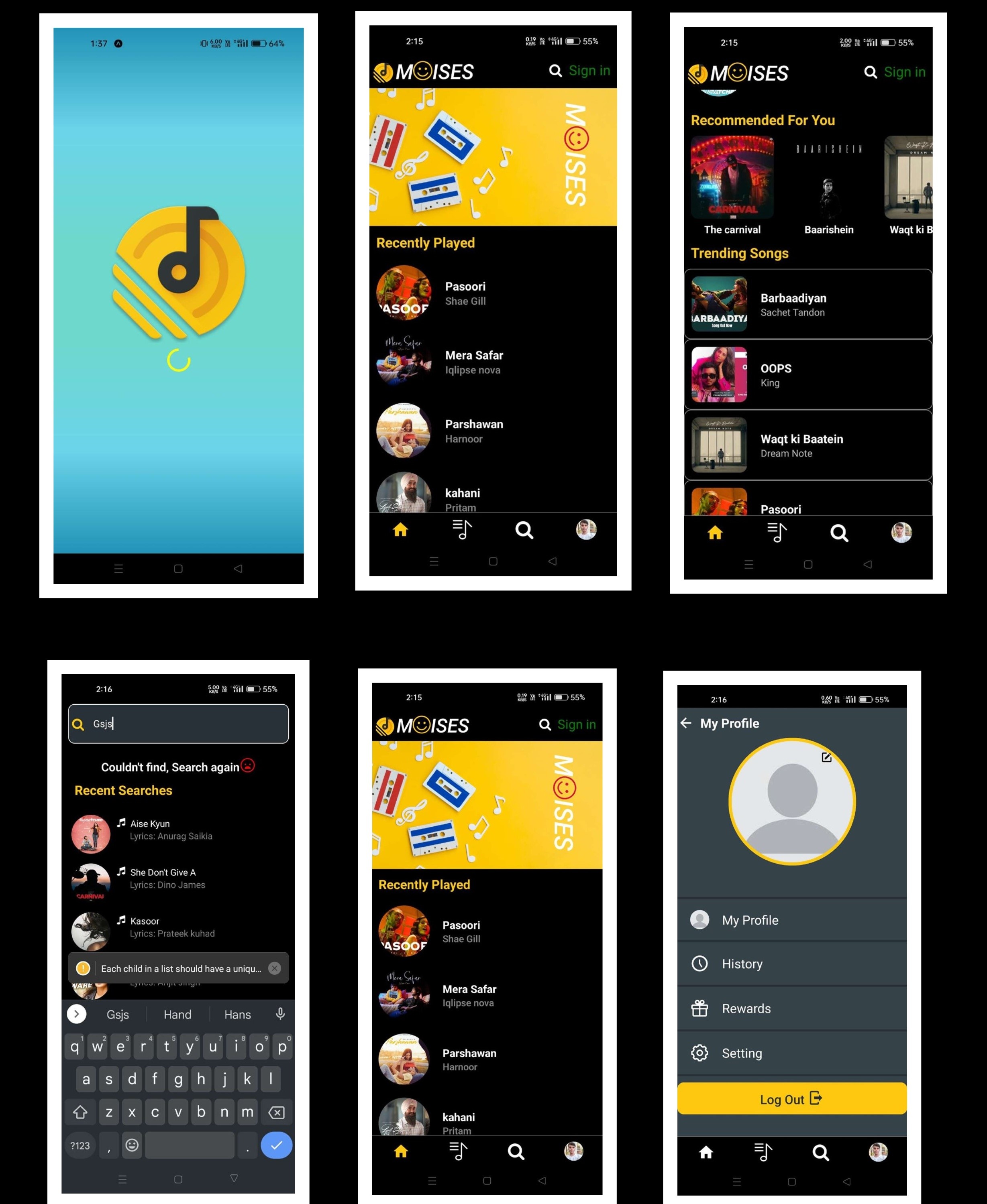 GitHub - vishalgupta8982/MOISES-Music-App