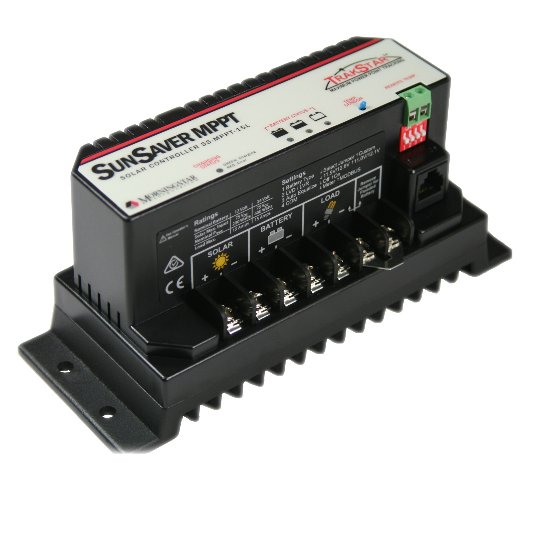 SS-MPPT-15L | Morningstar 12v 24v 15 Amp SunSaver MPPT Solar Charge ...