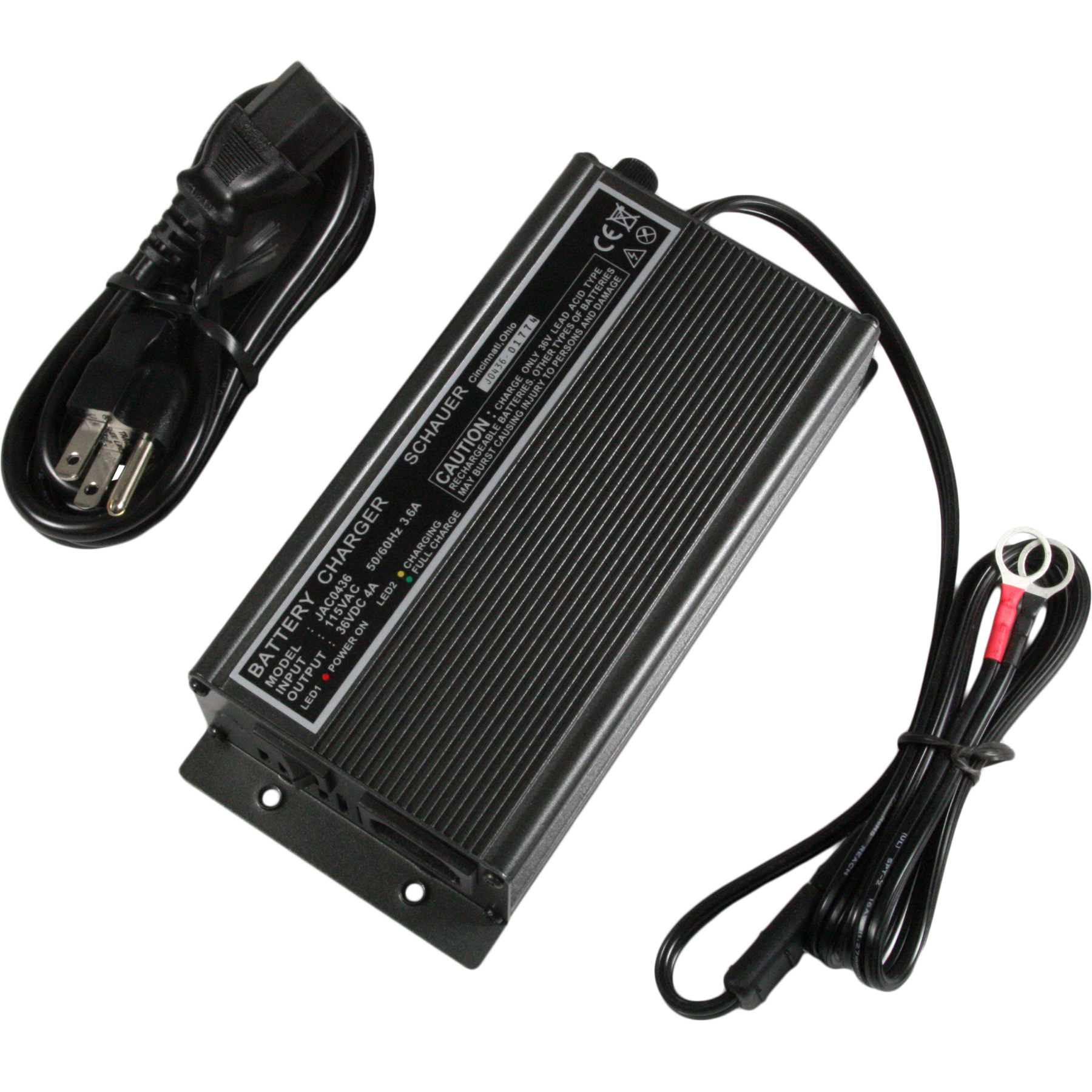 JAC0436-R | Schauer Charge Master 36v 4 Amp Automatic Smart Battery Charger