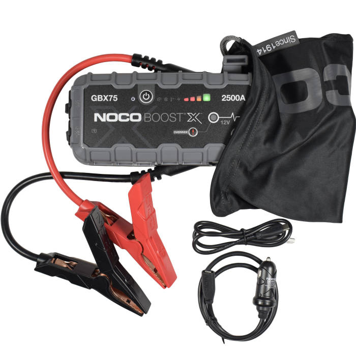 GBX75 | NOCO Boost X 12v 2500 Amp Lithium Jump Starter - BatteryStuff.com