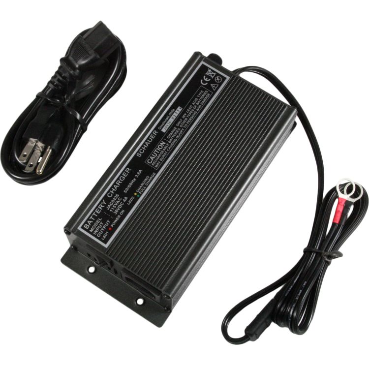 JAC0436-R | Schauer Charge Master 36v 4 Amp Automatic Smart Battery Charger