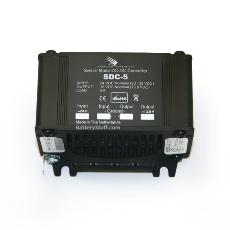 SDC-5 | Samlex 24v to 12v 5 Amp DC to DC Converter