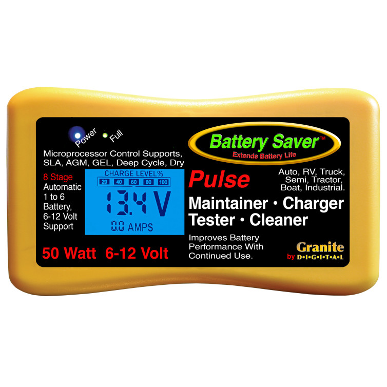 2365-LCD | Battery Saver 6v 12v 50 Watt (4.17A) Maintainer