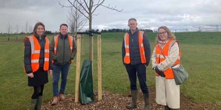 South Cambridgeshire MP Meets HTA at Barcham Trees
