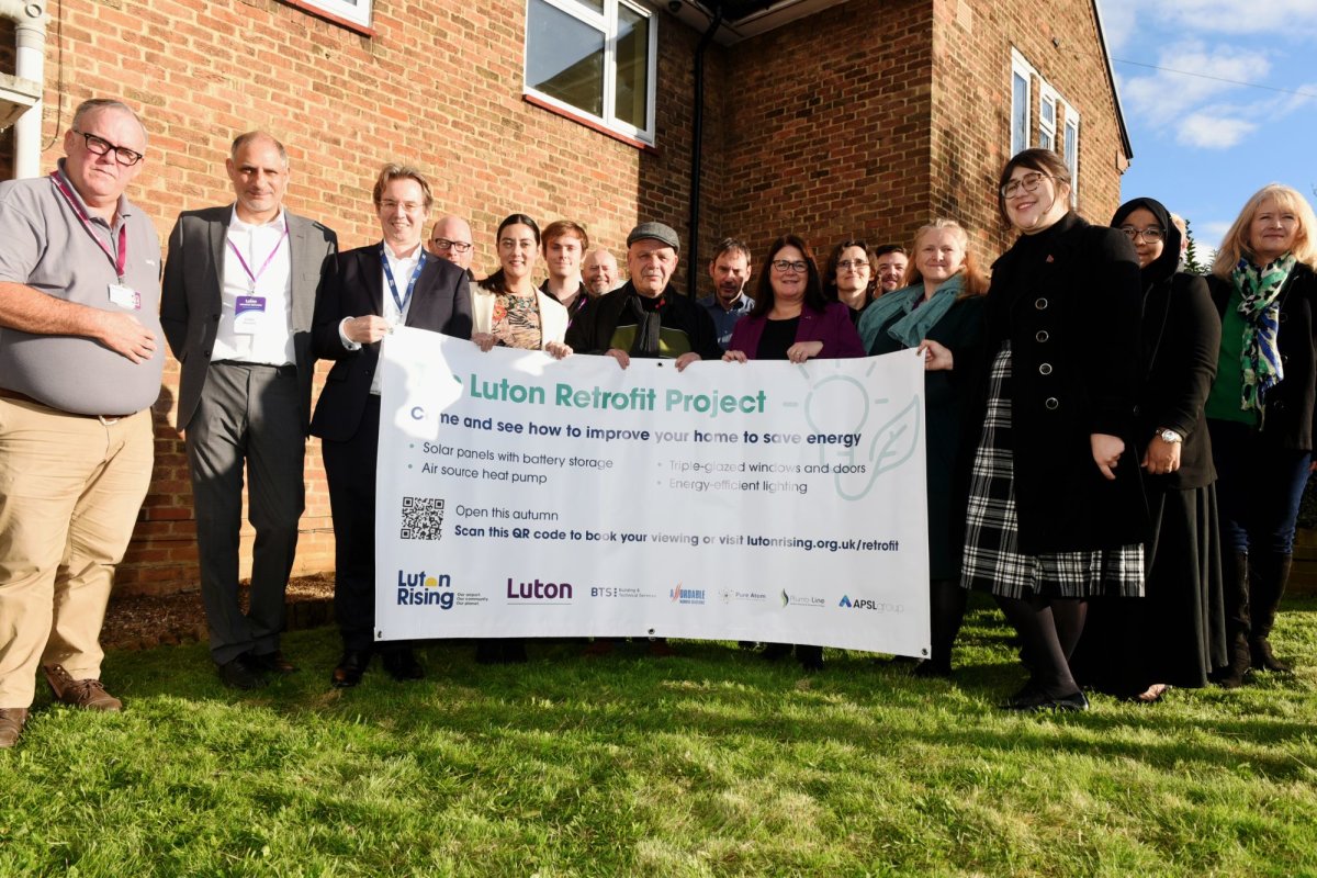 Politics Home Article | Luton’s new low-carbon retrofit home open for ...