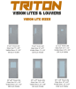 Low Profile Vision Lite Kit For Commercial Hollow Metal and Wood Doors ...