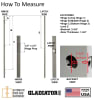 Commercial Hollow Metal Steel Door Only, 35-3/4 Inch x 83-1/8 Inch ...