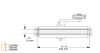 R7483 615R 9-1/16 in. x 3/4 in. Commercial Door Closer, Regular Arm ...