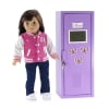 18-inch Doll Furniture - Purple School Locker with Accessories - fits ...