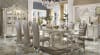 Versailles Pedestal Table 7 Piece Dining Set in Bone White Finish by ...