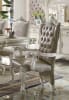 Versailles Pedestal Table 7 Piece Dining Set in Bone White Finish by ...