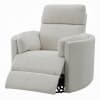 Sagen Glider Recliner w/Swivel in Beige Boucle Finish by Acme - LV02733