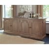Florence Traditional 5 Piece Dining Set in Warm Natural Finish by ...