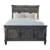 Avenue Panel Bed 6 Piece Bedroom Set in Weathered Burnished Brown ...