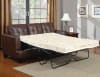 Samuel Sofa Sleeper in Dark Brown Leather by Coaster - 504070