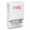Eaton ELSTW Wheelock Eluxa LED Strobe, Wall, FIRE Lettering, Clear Lens ...