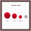 Felt Balls - Teal