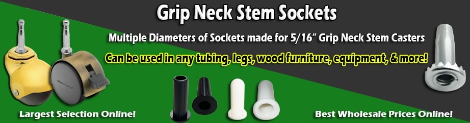 Grip Neck Stem Sockets | Works with 5/16" Grip Neck Stems