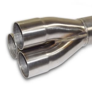 2" Primary 3 into 1 Straight Exit Merge Collector