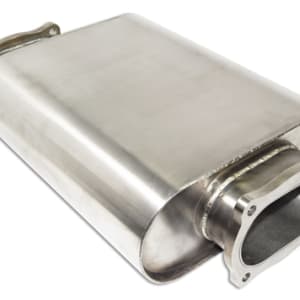 Stainless Steel Oval Low Profile Muffler