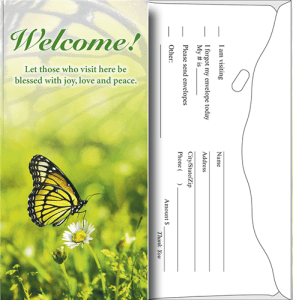 Mosaic Cross Pew Offering Envelopes - package of 100