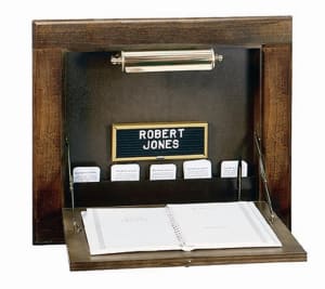 wall register desk-diplomat chapel