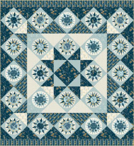 Tula Bloomers Quilt Pattern & Paper Pieces Set