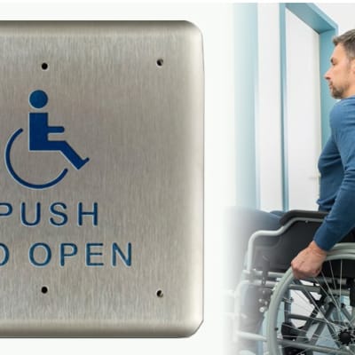 California Compliant Handicap Door Buttons | www.autodoorandhardware.com