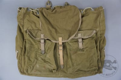 Original German WWII Tornister Rucksacks And A Frames