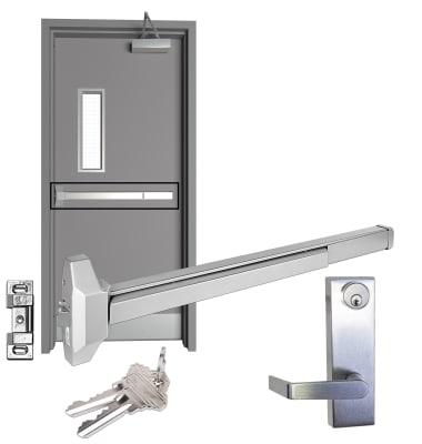 Hollow Metal Door Panic Bar Exit Devices | Automatic Door and Hardware