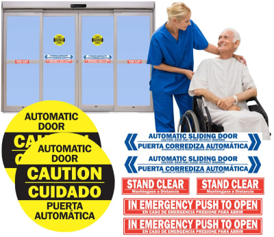 Automatic Door Decals and Stickers | www.autodoorandhardware.com