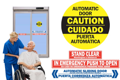 Automatic Door Decals and Stickers | www.autodoorandhardware.com