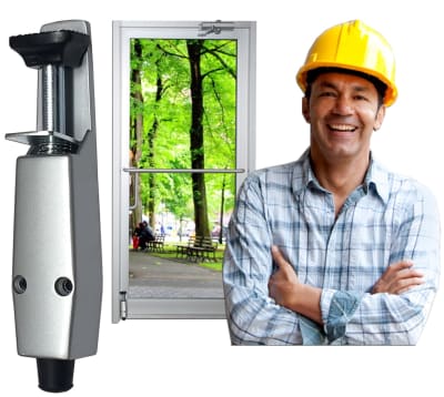 Storefront Glass Door Stops & Holders | www.autodoorandhardware.com