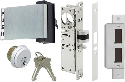 Storefront Aluminum Door Locks | www.doorclosersusa.com