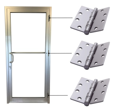 Storefront Door Butt Hinges | www.doorclosersusa.com