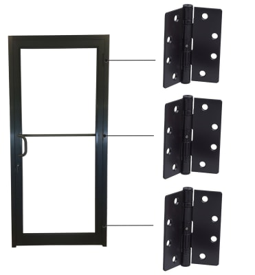 Storefront Door Butt Hinges | www.doorclosersusa.com