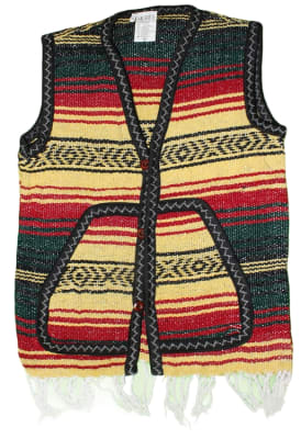 Shop for Authentic Mexican Poncho Vests, Colorful Ponchos