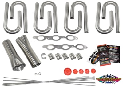 Chevrolet Custom Header Builder Kits - Complete Stainless and Mild ...