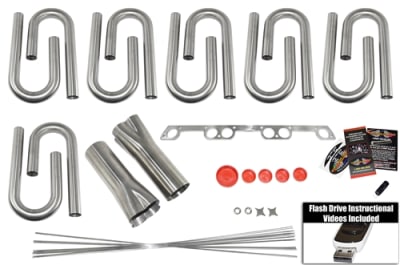 Chevrolet Custom Header Builder Kits - Complete Stainless and Mild ...