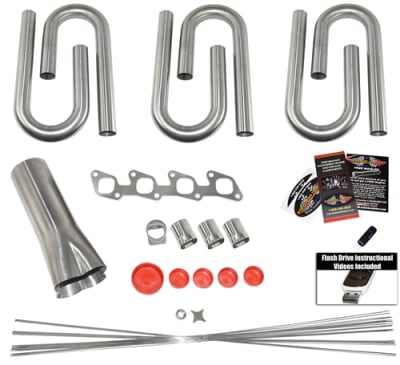 Custom Header Builder Kits - Complete Stainless and Mild Steel Header Kits