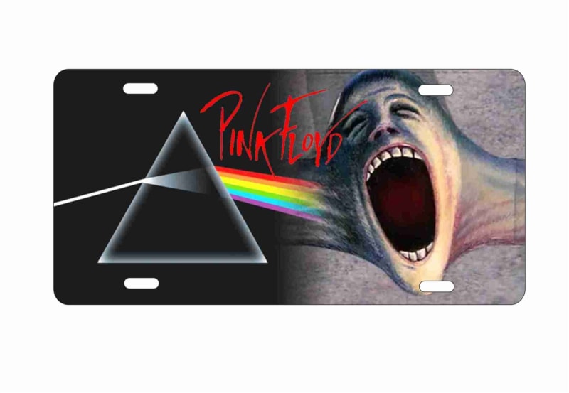 Dark side of the wall Pink Floyd License Plate
