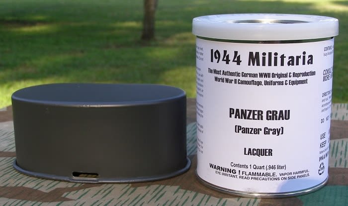 German WWII Panzer Gray 1 Quart Paint